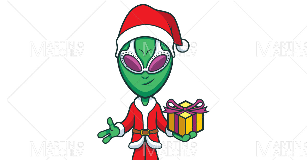 Alien Santa Claus #165129 - TemplateMonster