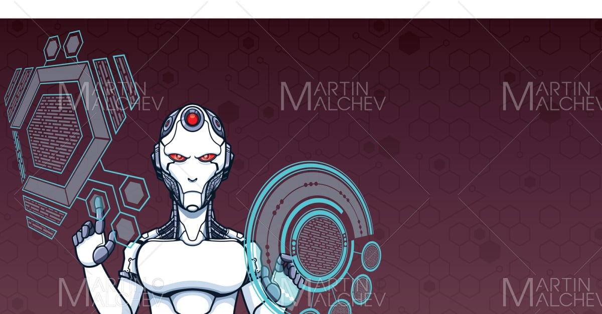 Artificial Intelligence Background Evil - TemplateMonster