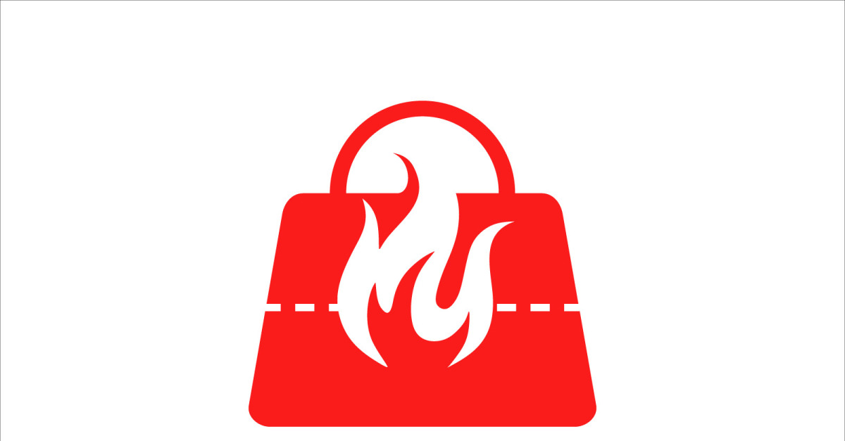 Hot Bag Vector Logo Design Logo Template - TemplateMonster