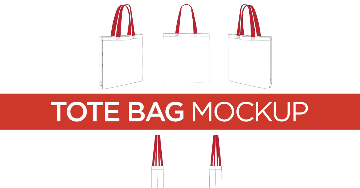 Tote Bag - Vector Mockup #165253 - TemplateMonster