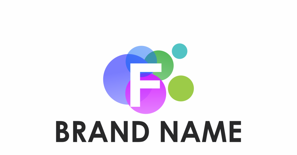 Letter F Circle Logo Template #165385 - TemplateMonster