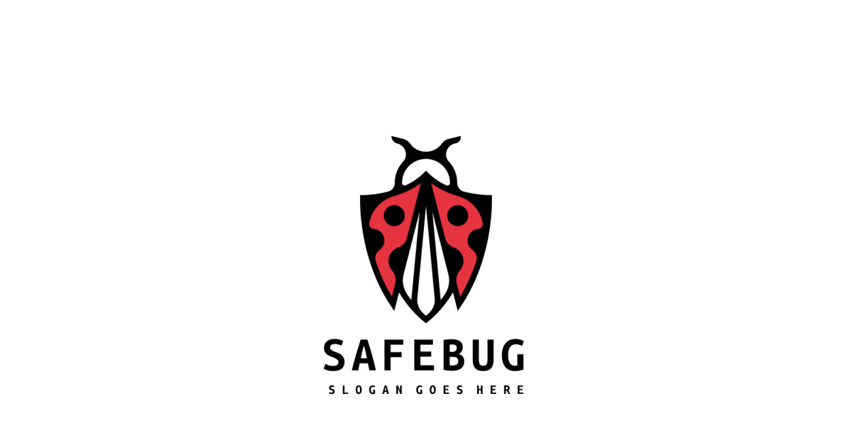 Security Shield Bug Logo Template #165450 - TemplateMonster