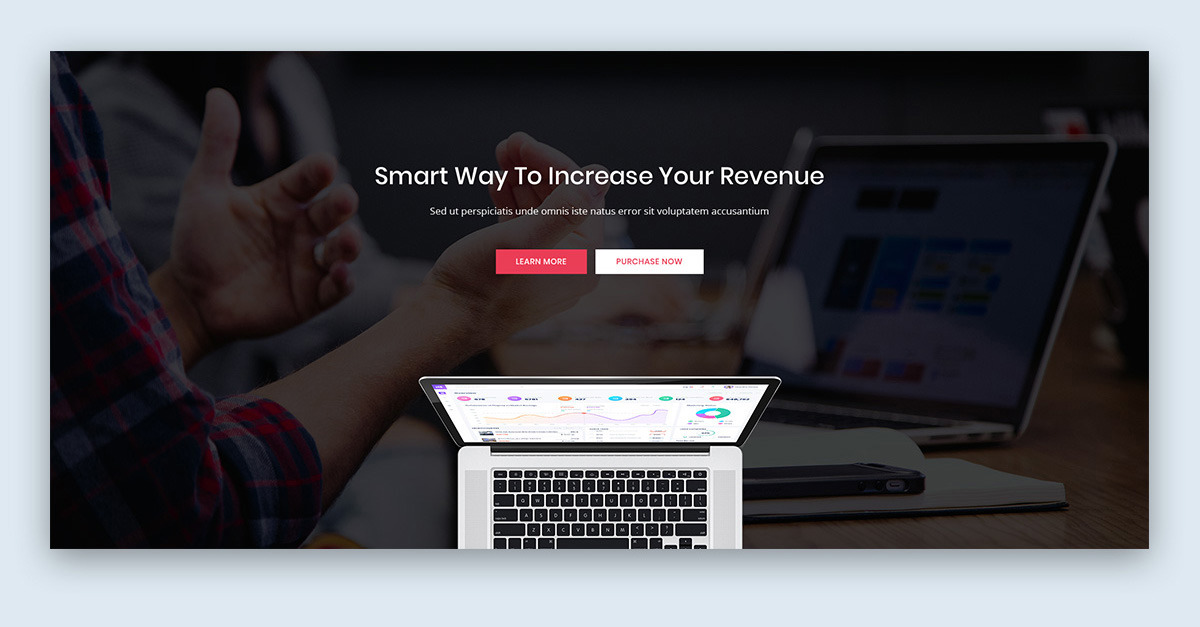 Hero Header for Digital Marketing Websites - TemplateMonster