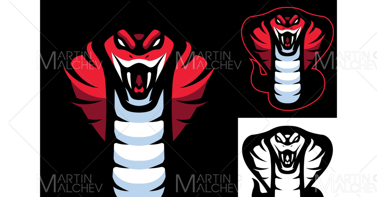 Red Cobra Mascot #165723 - TemplateMonster