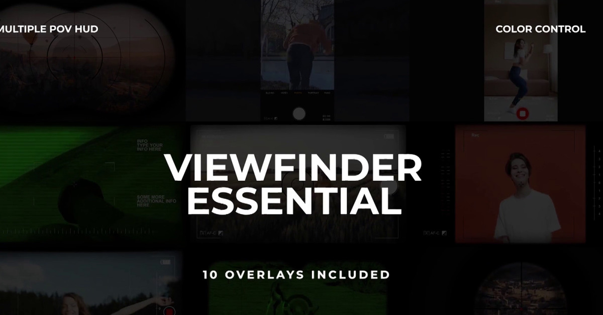 Viewfinder Essentials: After Effects Template