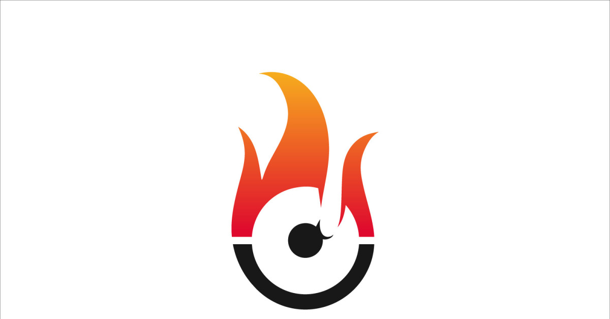 Logo vectoriel de feu #166435 - TemplateMonster
