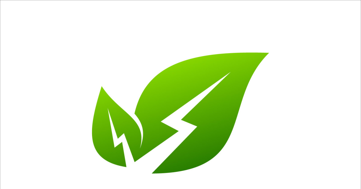 Leaf Electric Vector Logo Design #166433 - TemplateMonster