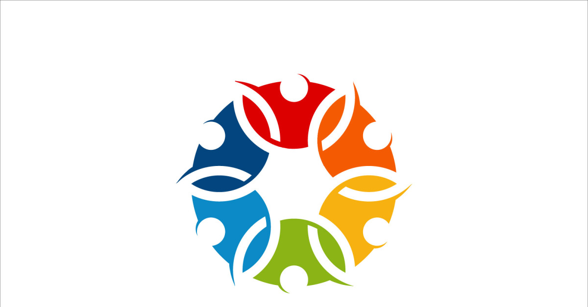 Team Work Vector Logo #166449 - TemplateMonster