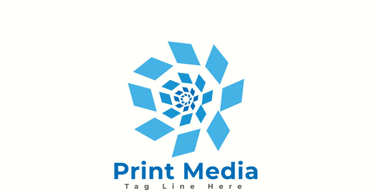 Print Media logo Template #167199 - TemplateMonster