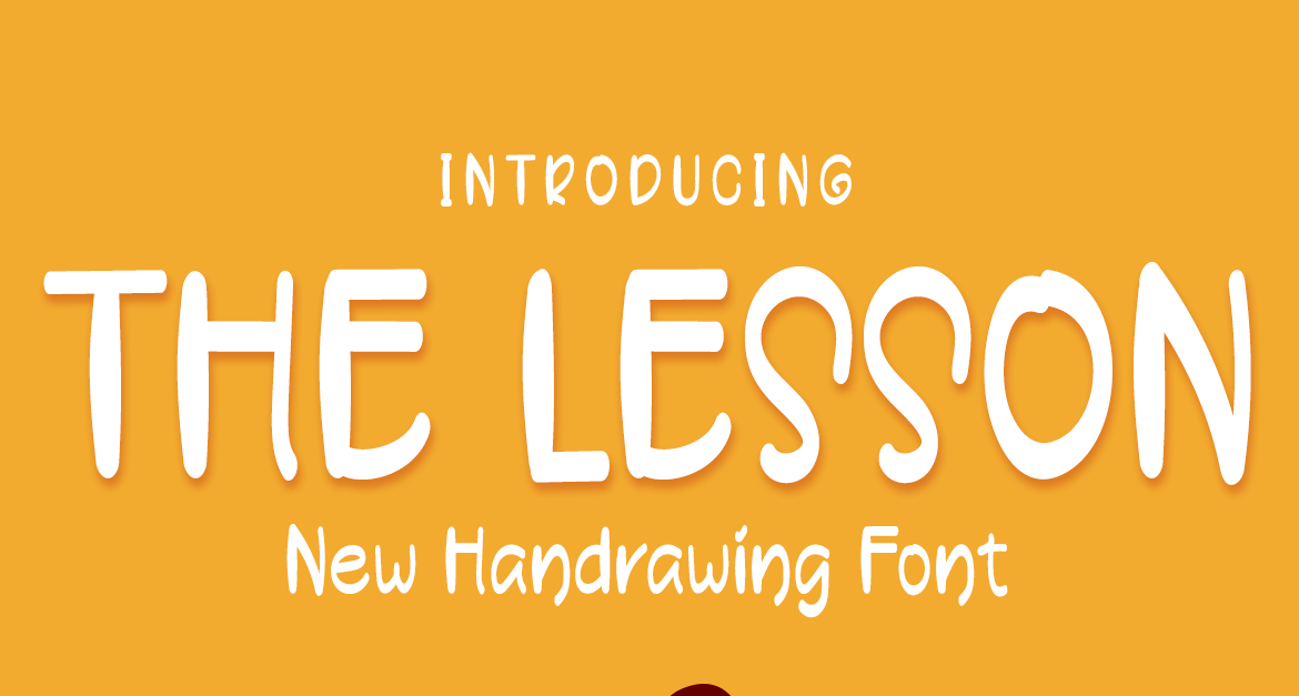 The Lesson Font #171376 - TemplateMonster