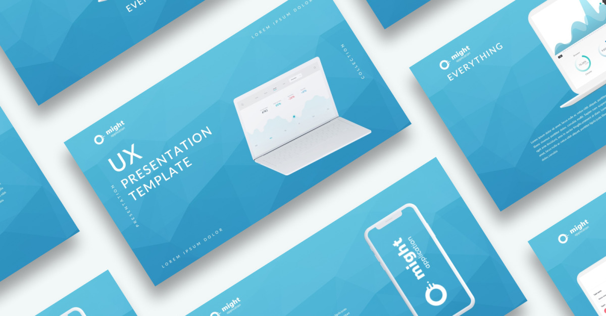 Ingyenes UX bemutató PowerPoint sablon - TemplateMonster