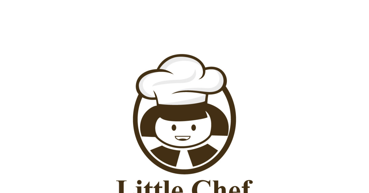 Little Woman Chef Logo Template #171795 - TemplateMonster