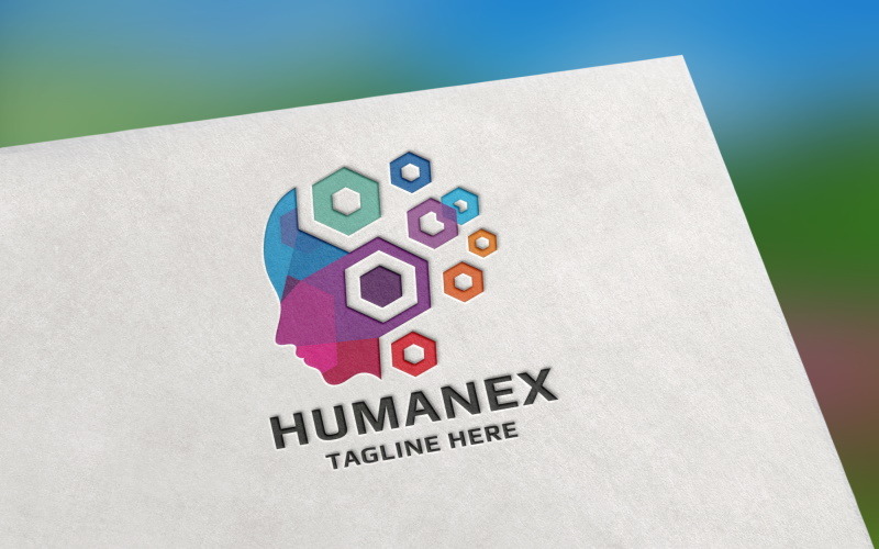 Humanex Logo #172189 - TemplateMonster