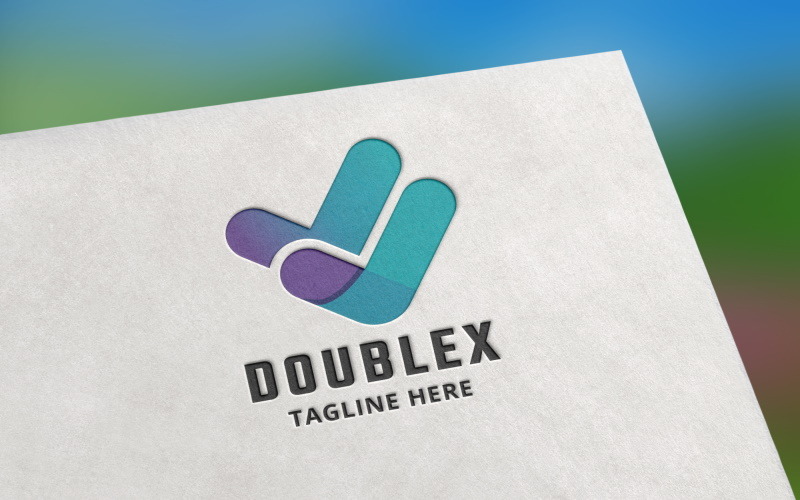 Doublex Logo #172203 - TemplateMonster