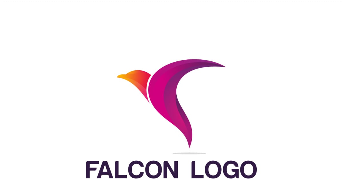 Modern Falcon Logo Template #172228 - TemplateMonster