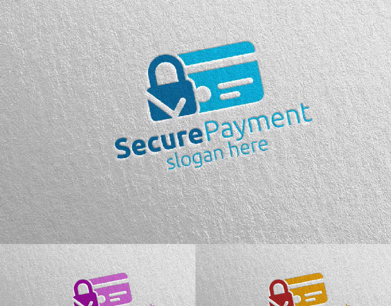 Lock Online Secure Payment Logo #172473 - TemplateMonster