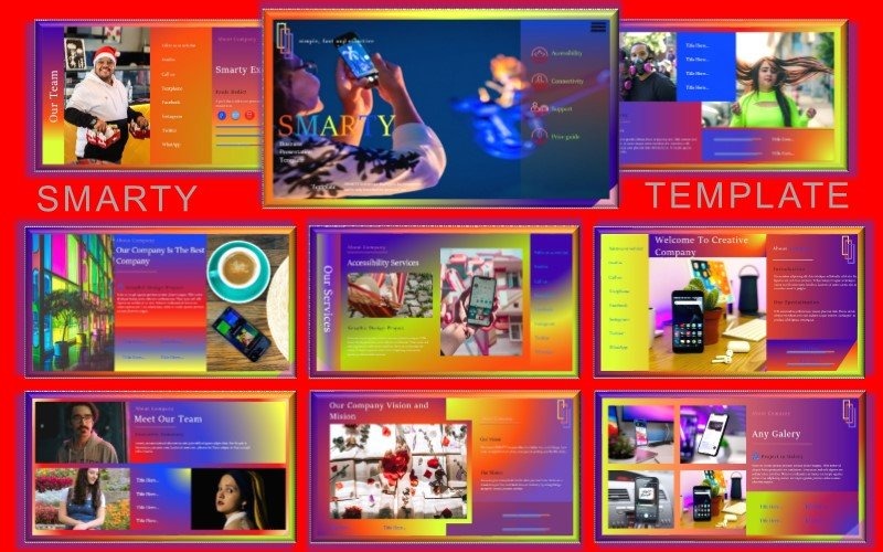 SMARTY - PowerPoint Strategia creativa multiuso di marketing