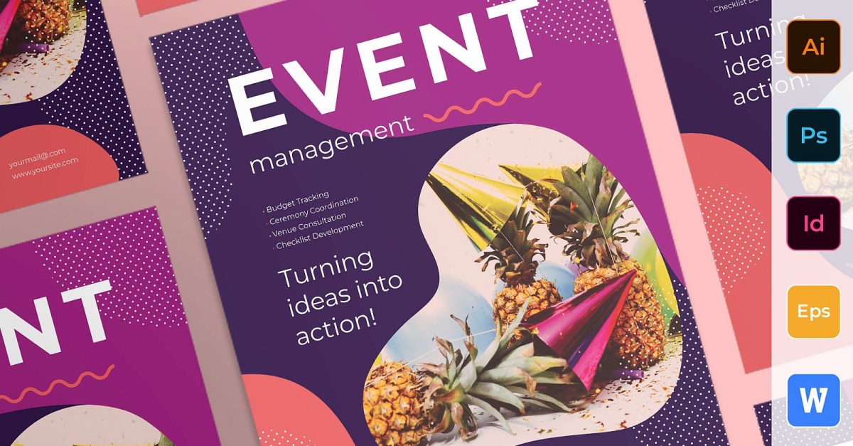 Multipurpose Event Management Poster Corporate Identity Template