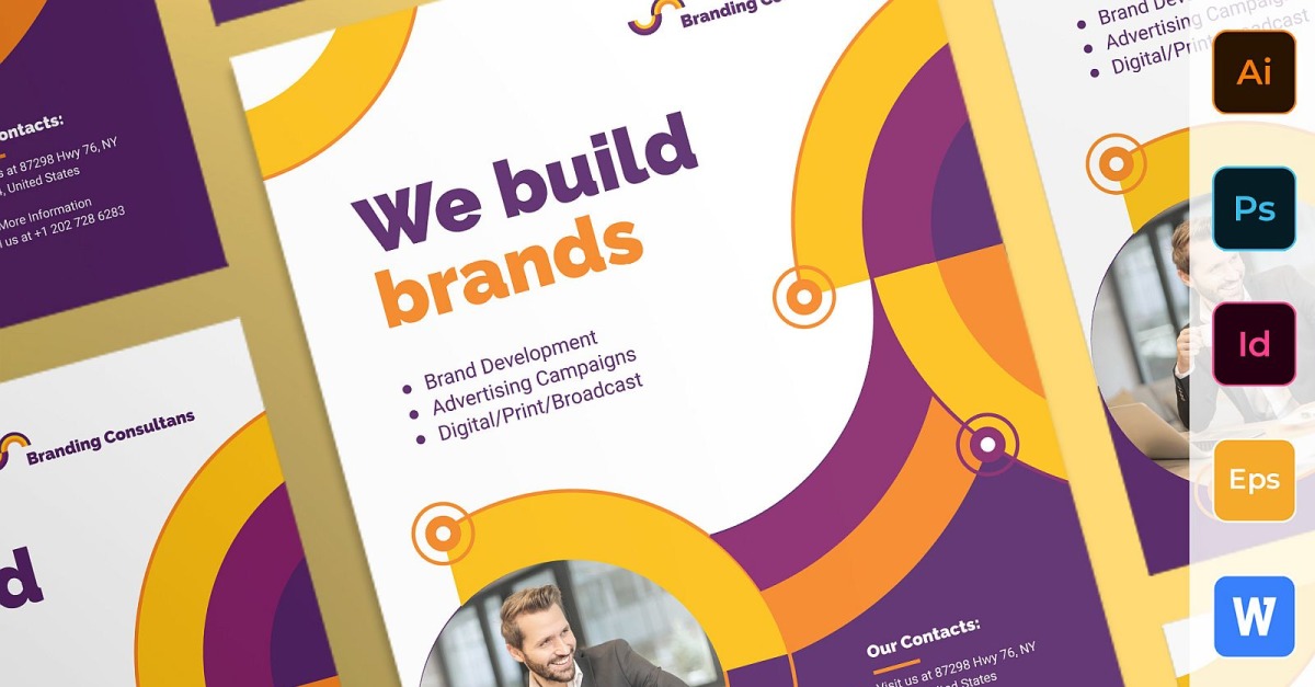 Professional Branding Consultant Poster Corporate Template