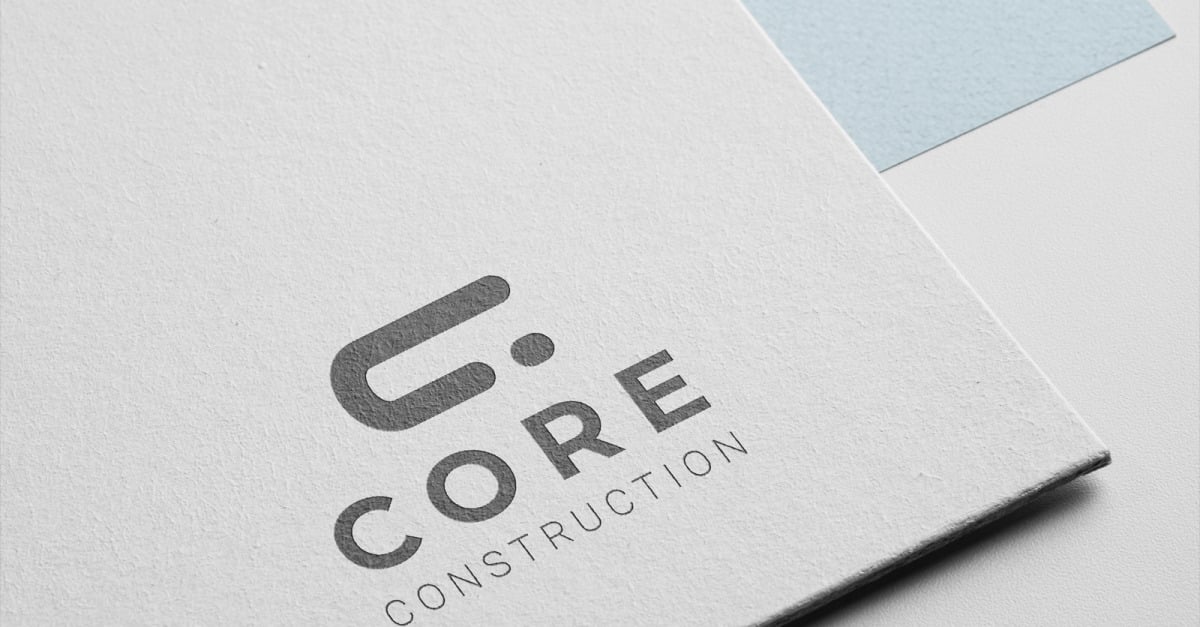 Core Construction Logo Template #173085 - TemplateMonster