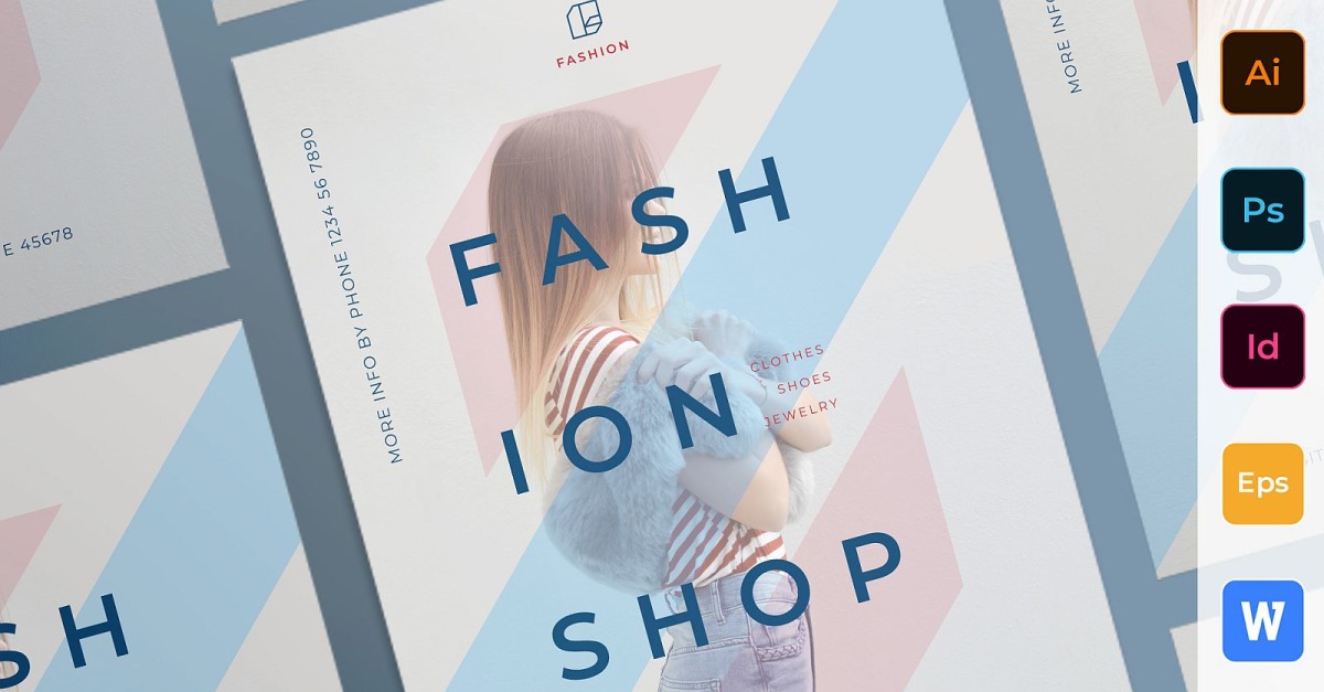 Creative Fashion Poster Corporate Identity Template