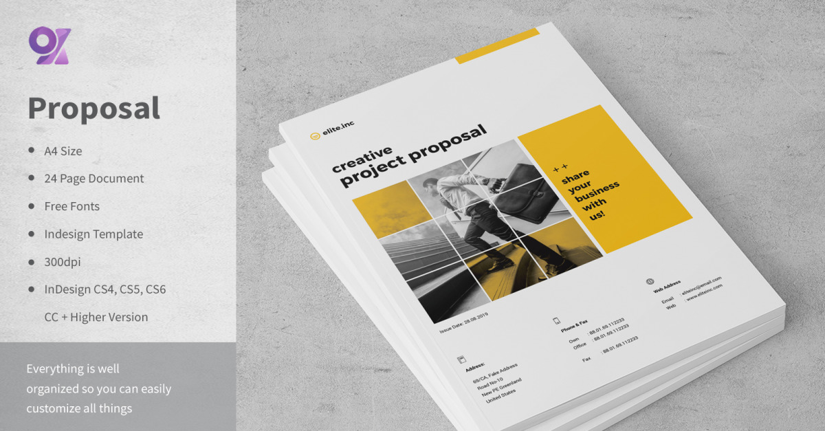 Creative Project Proposal Corporate Identity Template