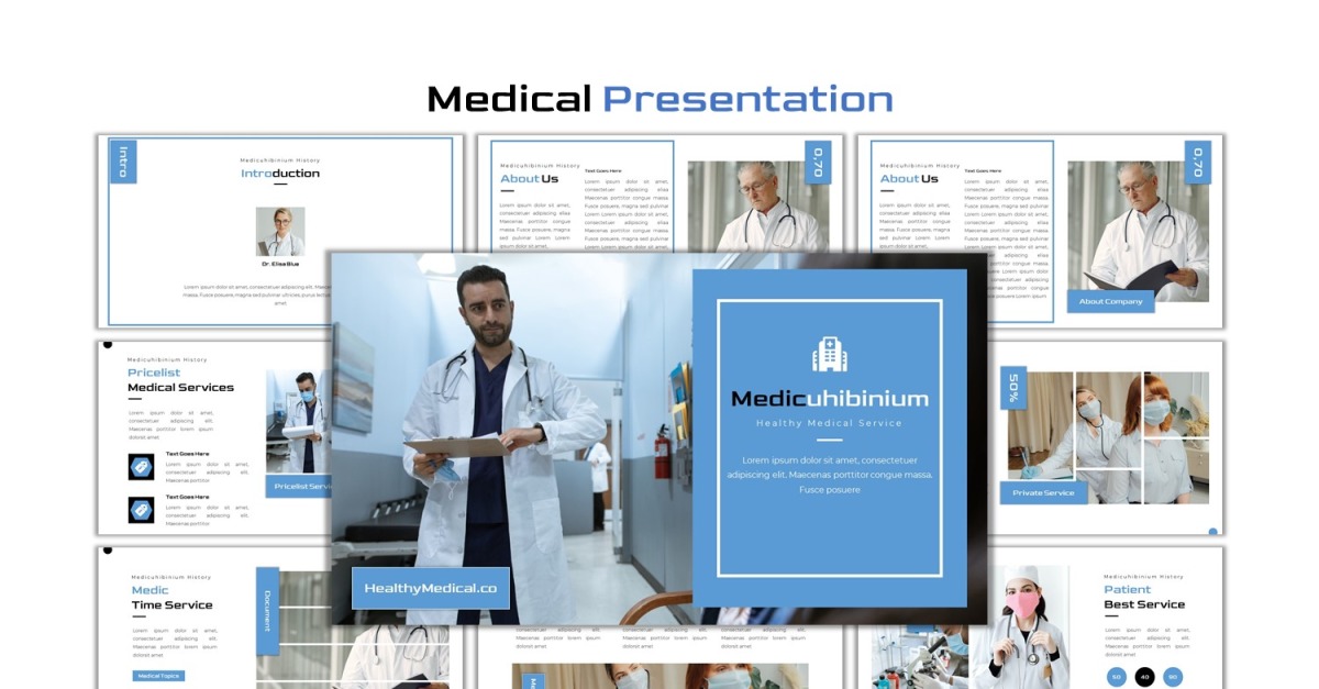 Medicuhibinium - Medical Google Slides Template