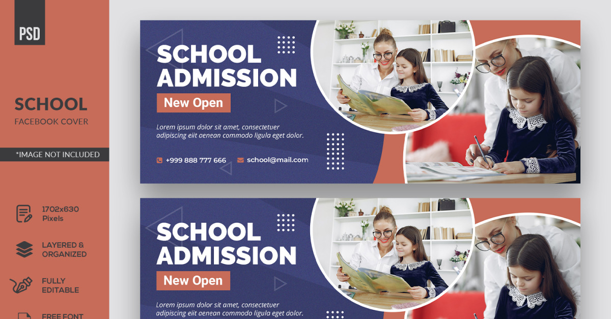 Creative School Facebook Timeline Cover Social Media