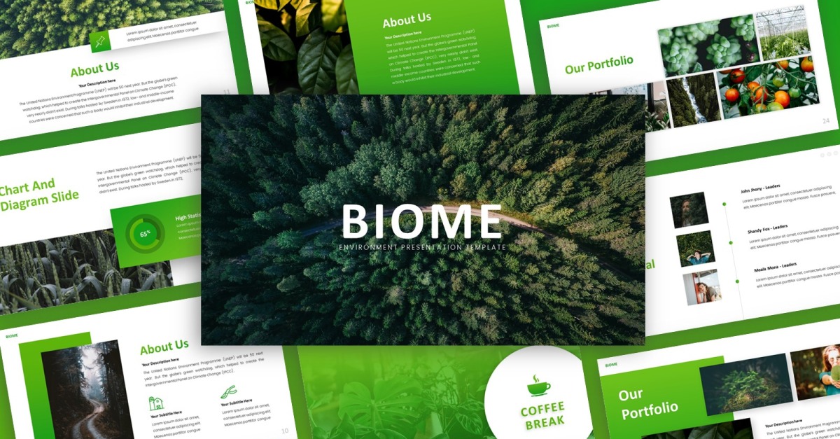 Biome - Environment Multipurpose PowerPoint Template