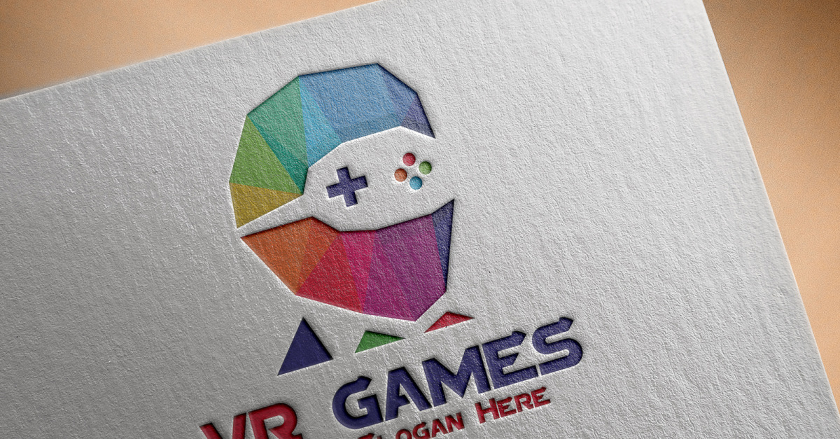 VR Games Logo Template #175628 - TemplateMonster