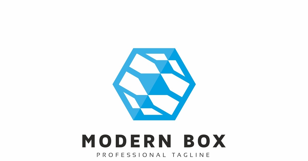 Modèle de logo de boîte moderne #176753 - TemplateMonster