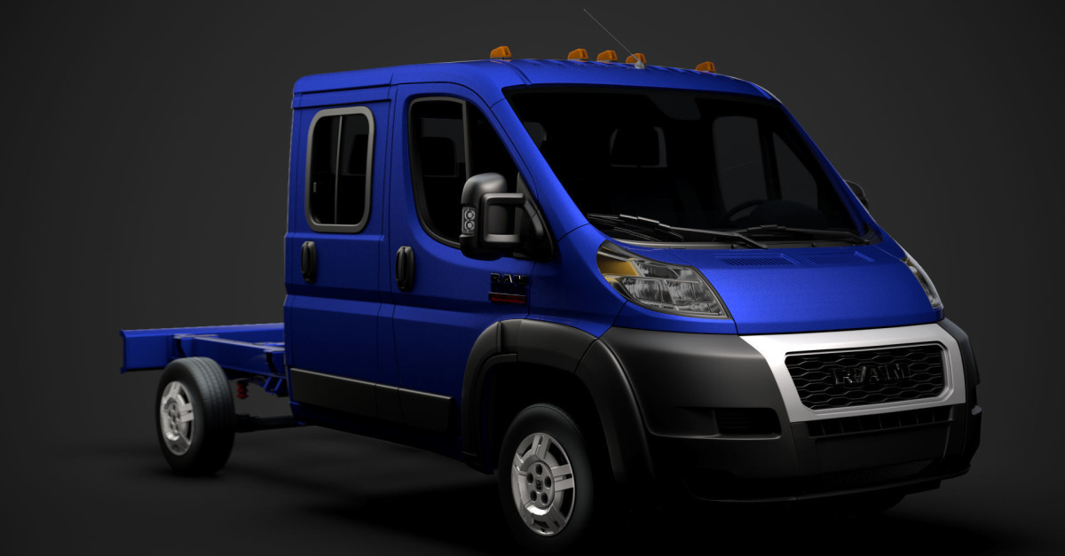 Ram Promaster Truck Crew Cab 3450 WB 2020 3D Model