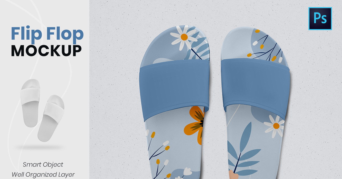 Flip Flop Product Mockup #177757 - TemplateMonster