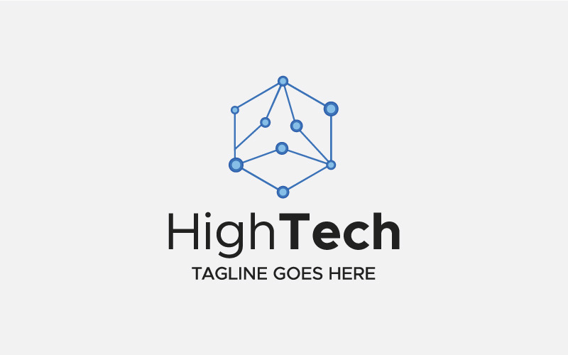 Modelo de logotipo da HighTech Você pode usar este logotipo para ...