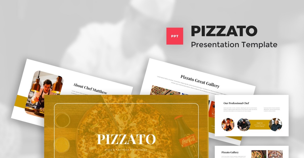 Pizzato - Pizza & Fast Food Powerpoint Template