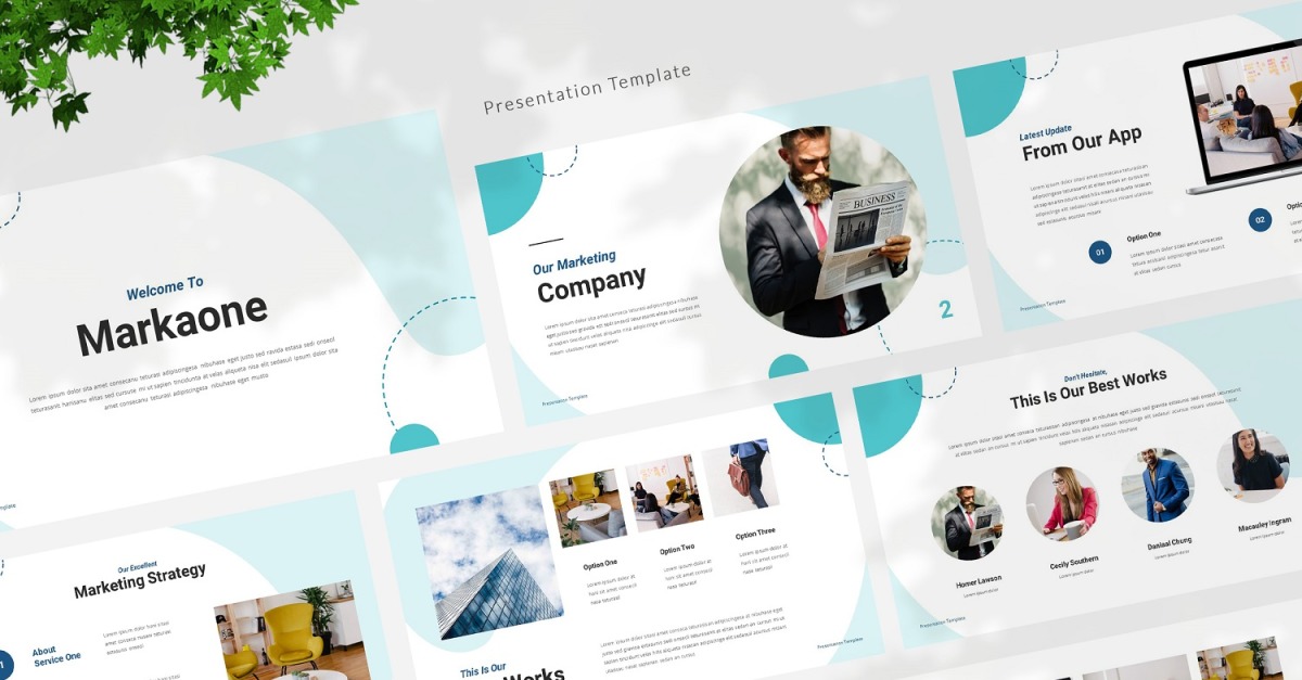 Markaone - Marketing Powerpoint Template - TemplateMonster