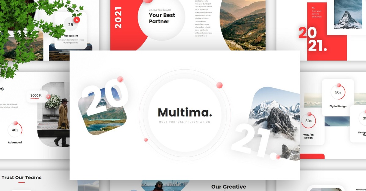 Multima - Multipurpose Powerpoint #178850 - TemplateMonster