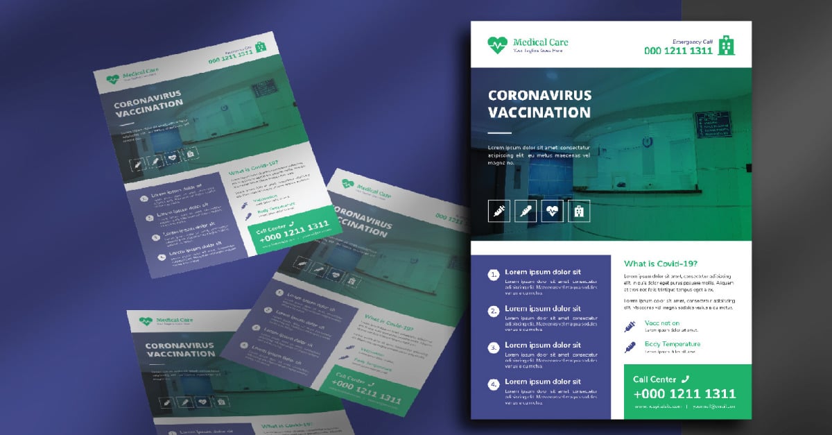 Medical Vac Flyer #178926 - TemplateMonster