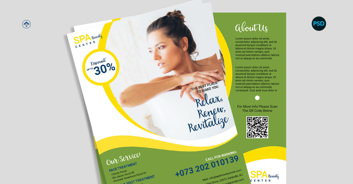 Spa Promotion Flyer V3 #179433 - TemplateMonster