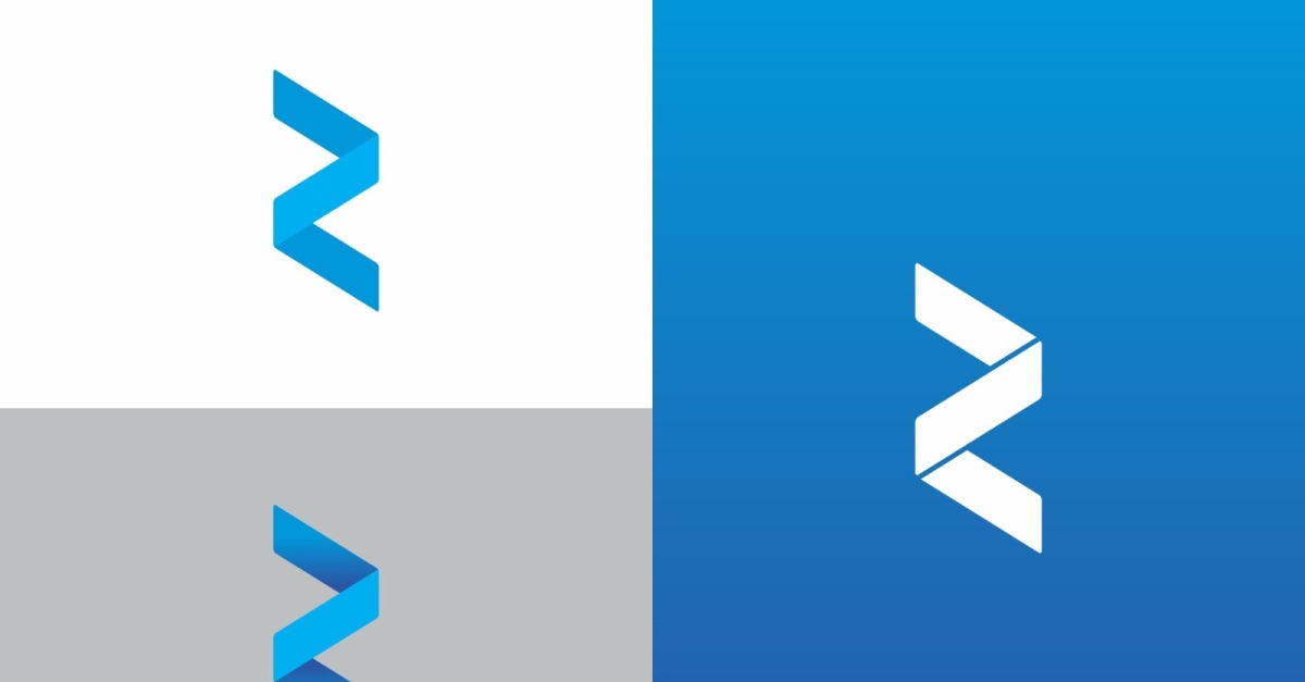 Zee stripe Logo symbol Design Template - TemplateMonster