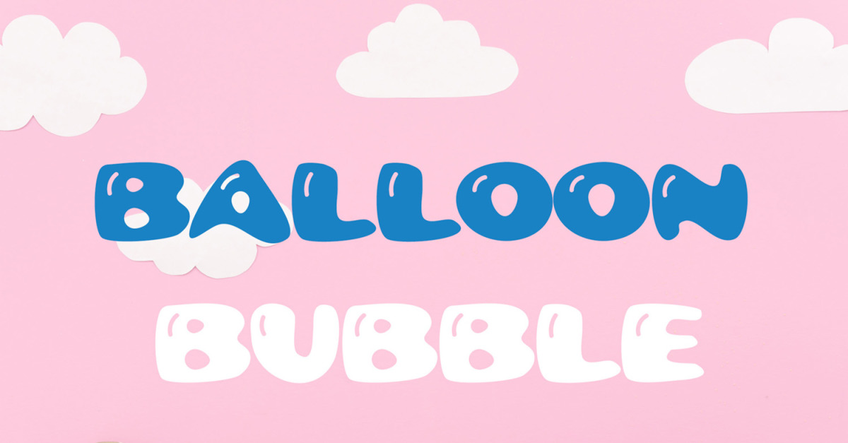 Fuente Balloon Bubble #179968 - TemplateMonster