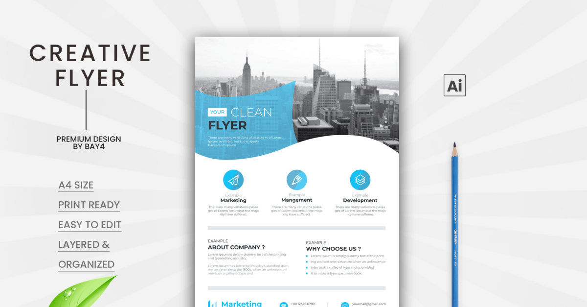 Winner Business Flyer #180074 - TemplateMonster