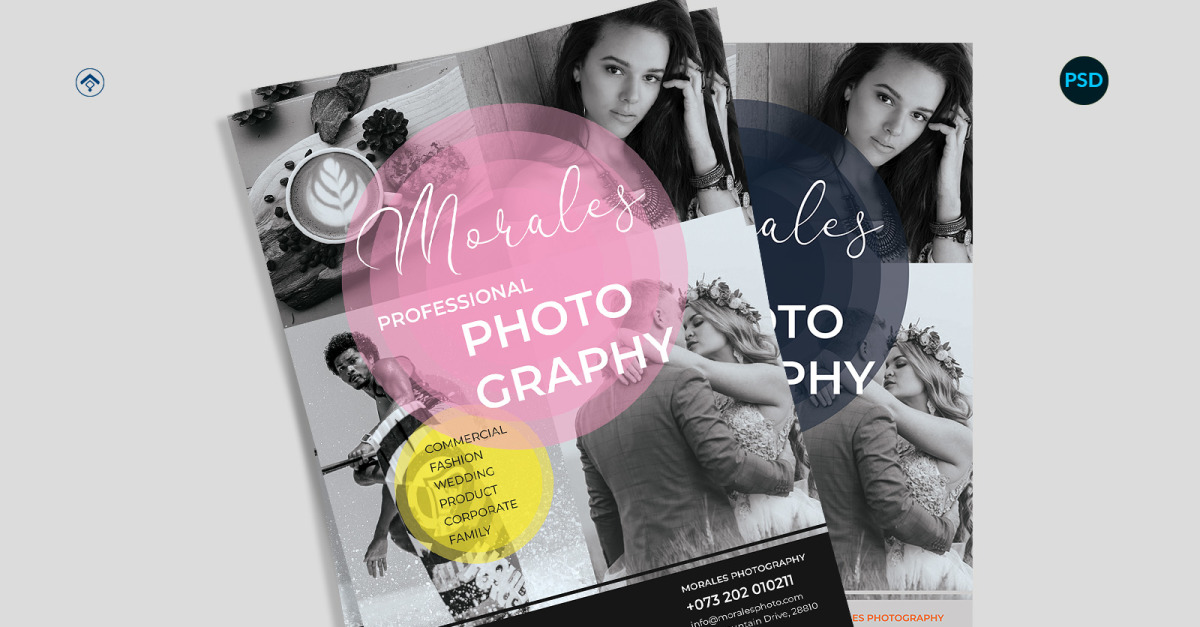 Photography Promotion Flyer V2 #180162 - TemplateMonster