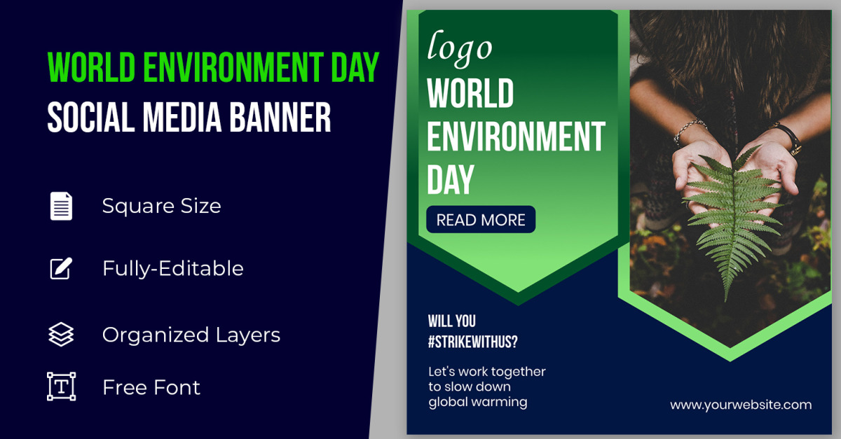 Ecosystem World Environment Day Social Media Banner