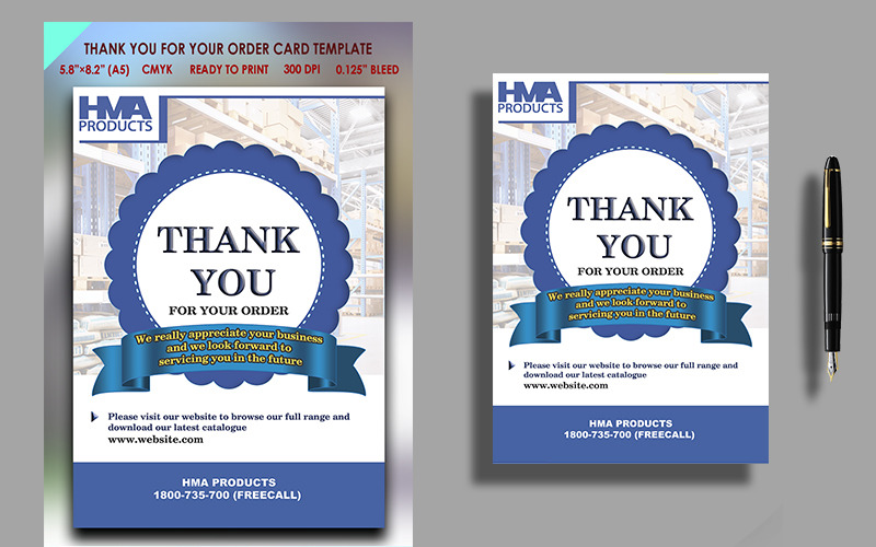 HMA Products - Business Services Professional Card Template