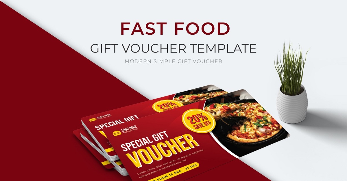 Lezzetli Fast Food Hediye Çeki #180996 - TemplateMonster