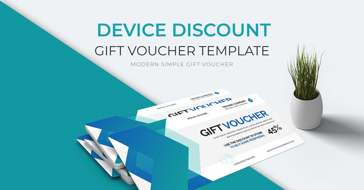 Device Discount Gift Voucher #181007 - TemplateMonster