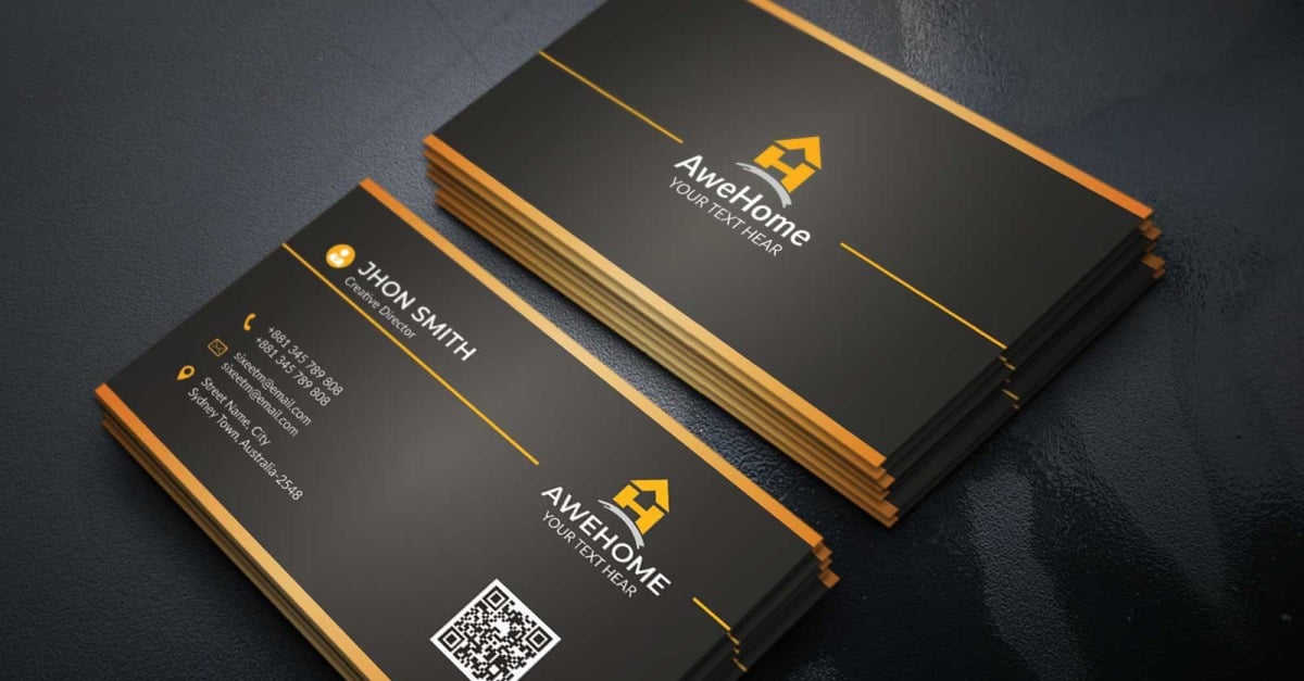 Creative Business Card Text Here #181245 - TemplateMonster