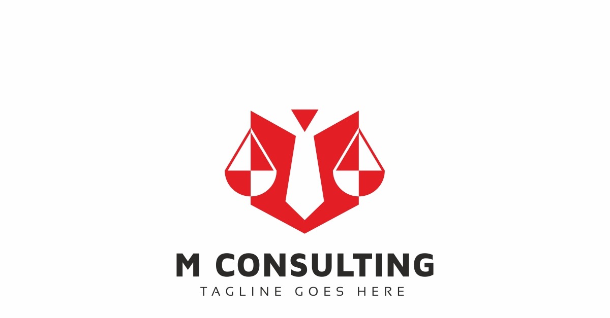 M Consulting Logo Template #181492 - TemplateMonster