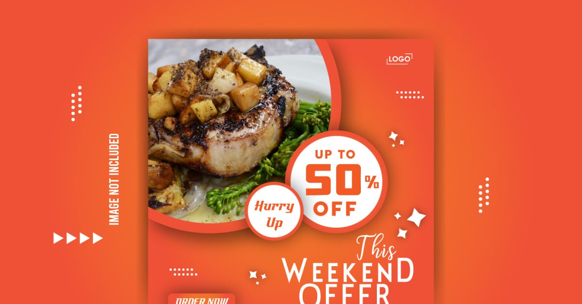 Special Weekend Offer Promotional Banner Template
